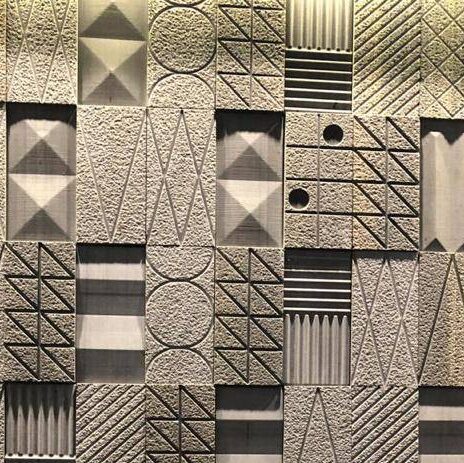Buy Grey Egyptian Pattern 3D Stone Wall Cladding Design | Artimozz
